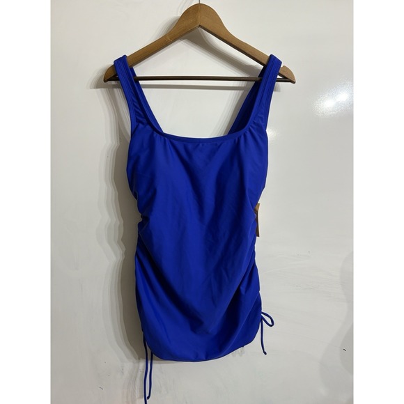 Kona Sol | Swim | Kano Sol Swim Dress One Piece Swimsuit Dark Blue Size ...